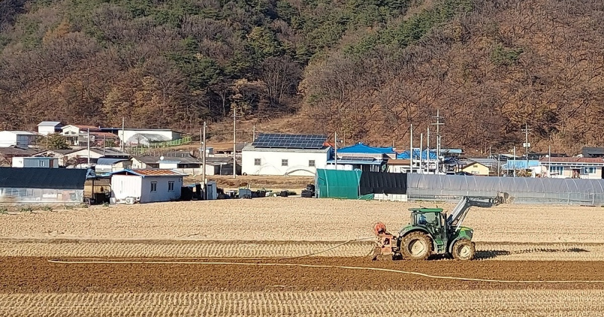 음성군 가축분뇨공공처리시설 생산 액비 1만7000톤 농가 공급
