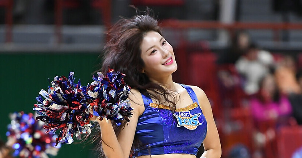[JB포토] KCC 김연정 치어리더 'KCC 화이팅'