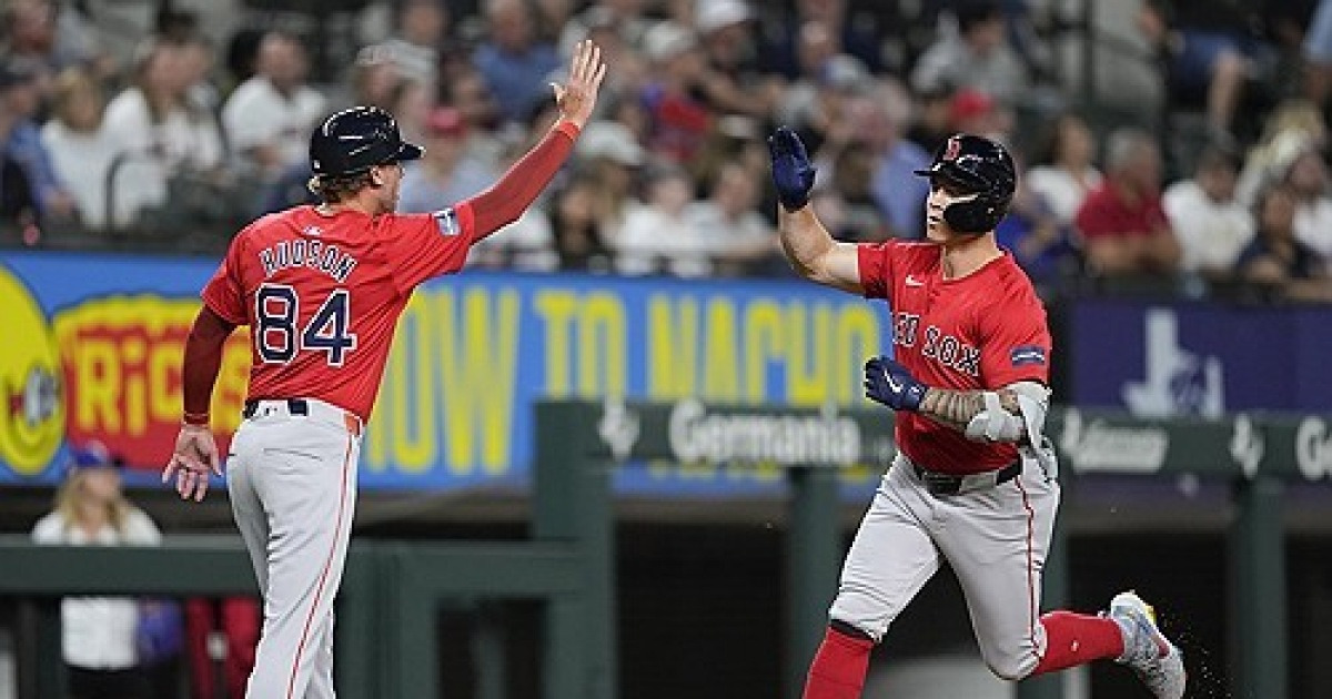 Red Sox Rangers Baseball