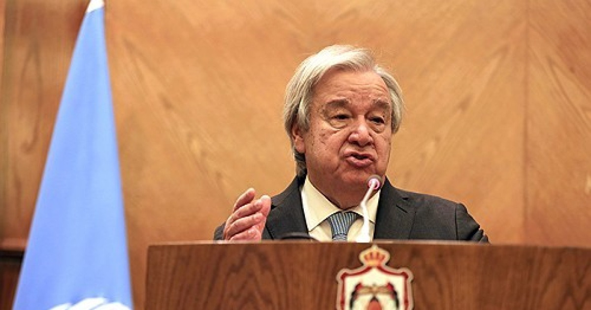 JORDAN-AMMAN-FM-GUTERRES-PRESS CONFERENCE