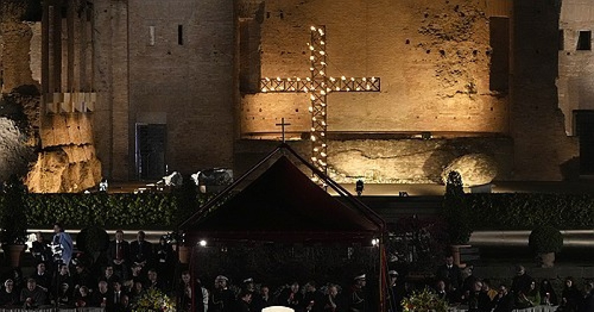 Italy Pope Good Friday