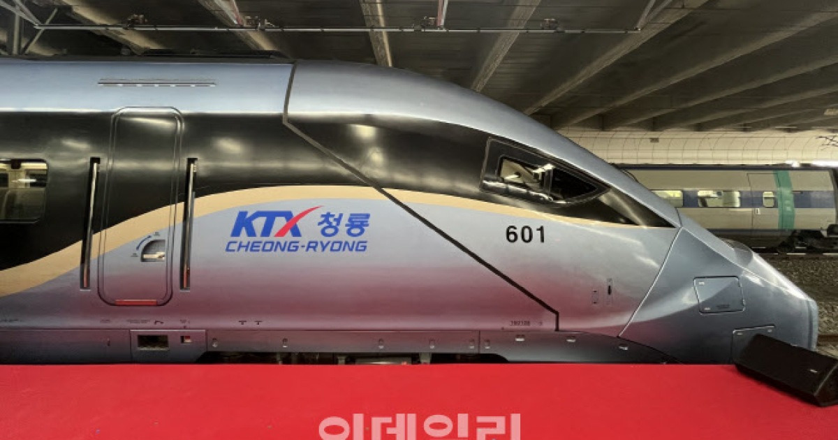 순수 K기술 고속열차 'KTX-청룡' 베일 벗다