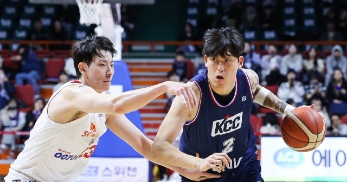 KCC·SK 6강PO 맞대결 앞두고 철저한 전력 감추기, KCC 23점차 완승, 최준용·허웅 3점슛 8개 합작, SK 워니 15점