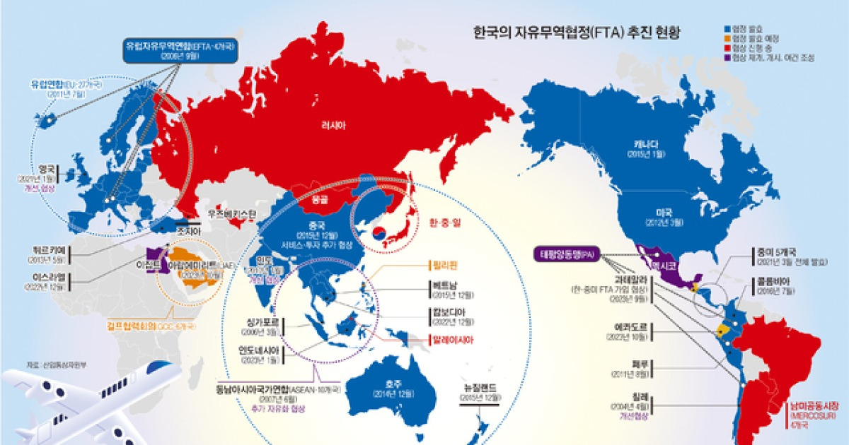 59개국과 21건 체결…넘쳐나는 외국산 농축산물 [FTA 20년]
