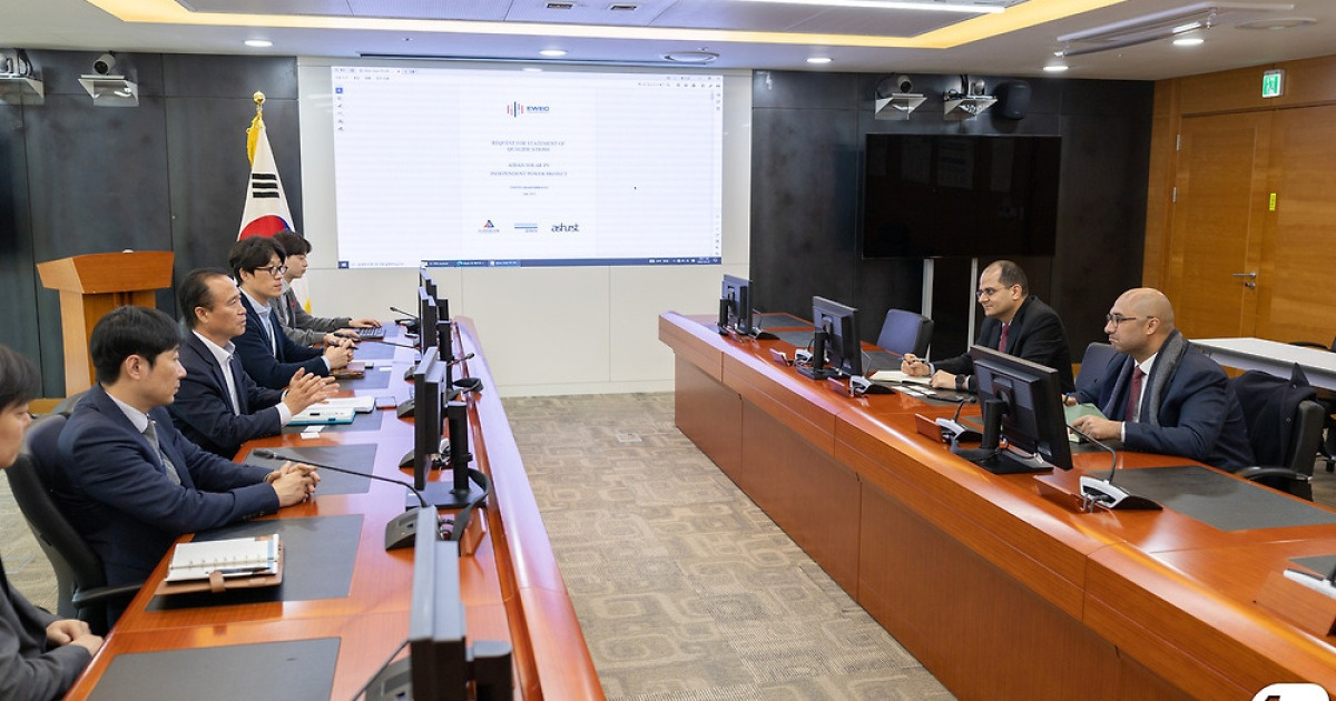 서부발전, 마스다르와 전략회의…"UAE, 1.5GW 태양광 사업 박차"