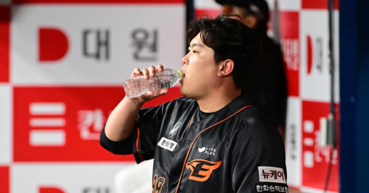 [MD포토] 류현진 'KBO리그 쉽지 않네'