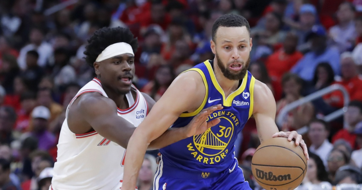 PIT 경쟁 사실상 끝났다···‘커리·톰프슨 58점’ GSW, 휴스턴 꺾고 파죽의 6연승, 간격 4경기로 벌려