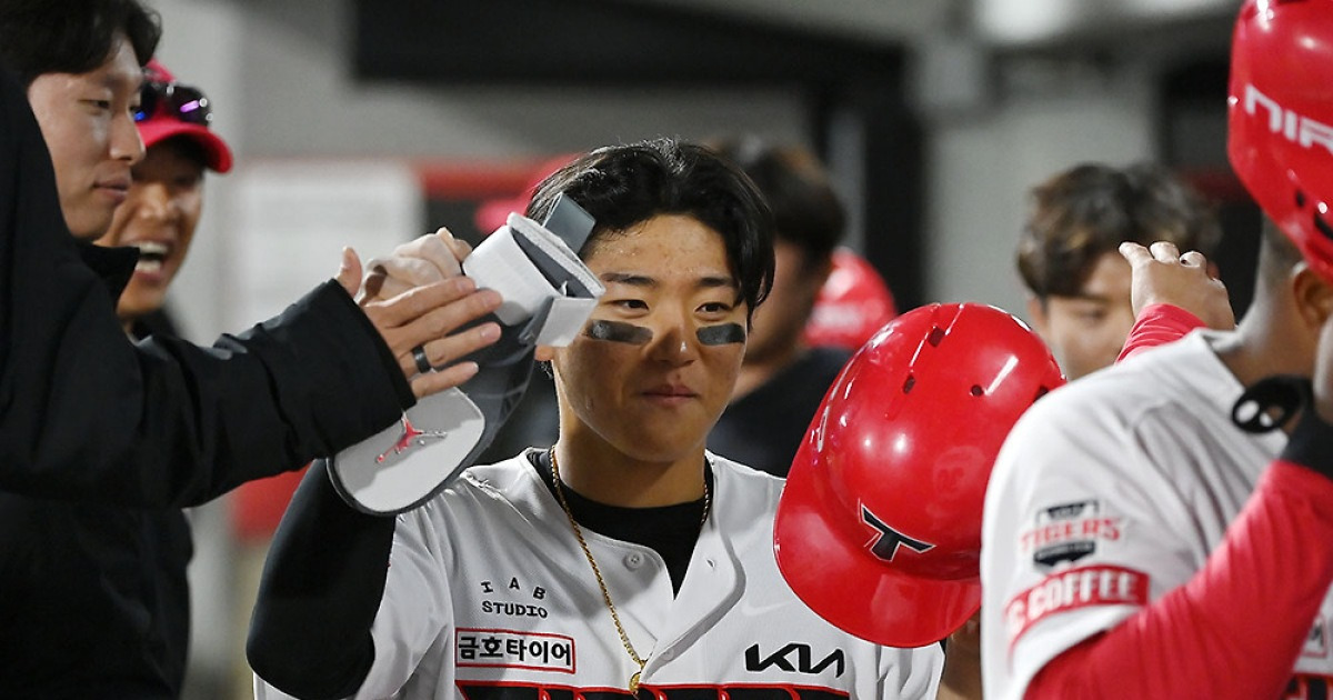사령탑 믿음에 응답했다, KIA 김도영 개막 10G 만에 첫 홈런 '쾅' [광주 현장]