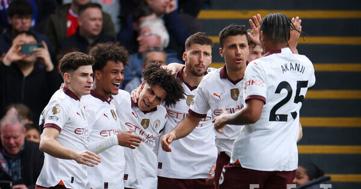 [pl.review] 'KDB-홀란드 조합' 드디어 터졌다!...맨시티, 팰리스에 4-2 역전승→'1위' 리버풀과 승점 동률