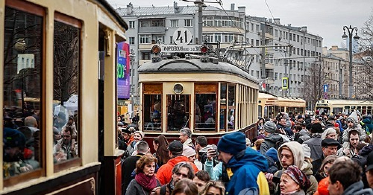 RUSSIA RETRO TRAMS EXHIBITION