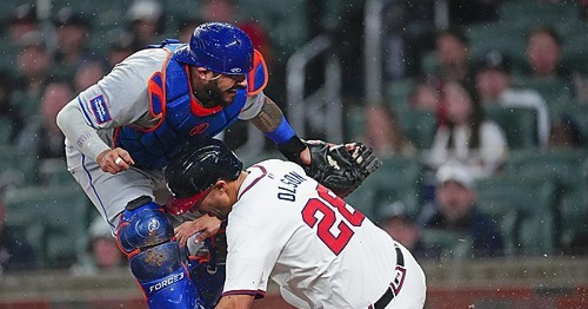 Mets Braves Baseball
