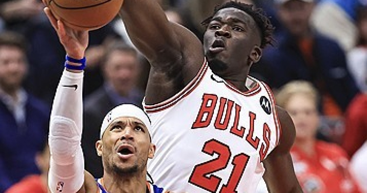(SP)U.S.-CHICAGO-BASKETBALL-NBA-NEW YORK KNICKS VS CHICAGO BULLS