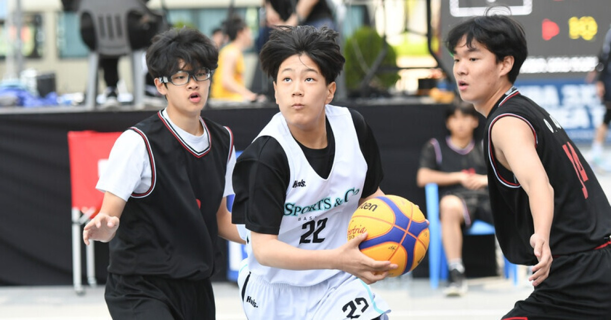 [JB포토] 2024 KBA 3x3 코리아투어, 부천 스포츠앤코 '돌파 시도'