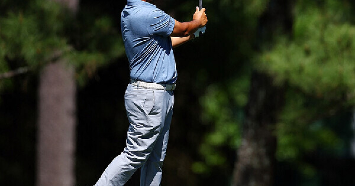 안병훈, '메이저 톱10 보인다' 마스터스 3R 공동 9위…김시우 41위, 김주형 52위 [PGA 메이저]