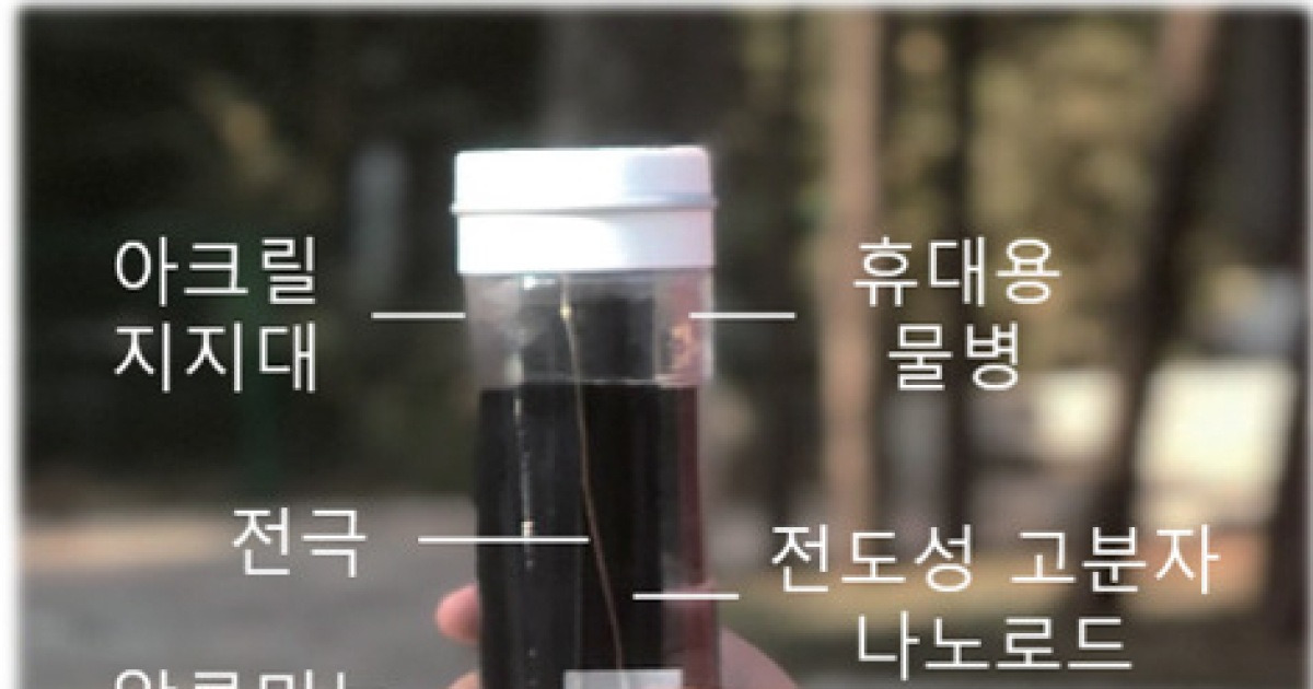 “이것 들고 10분 걸었더니” 병원균 99.9999% 제거…오염수 정화 신기한 ‘물병’