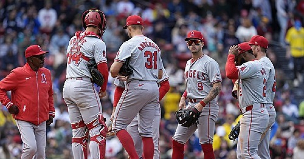 Angels Red Sox Baseball