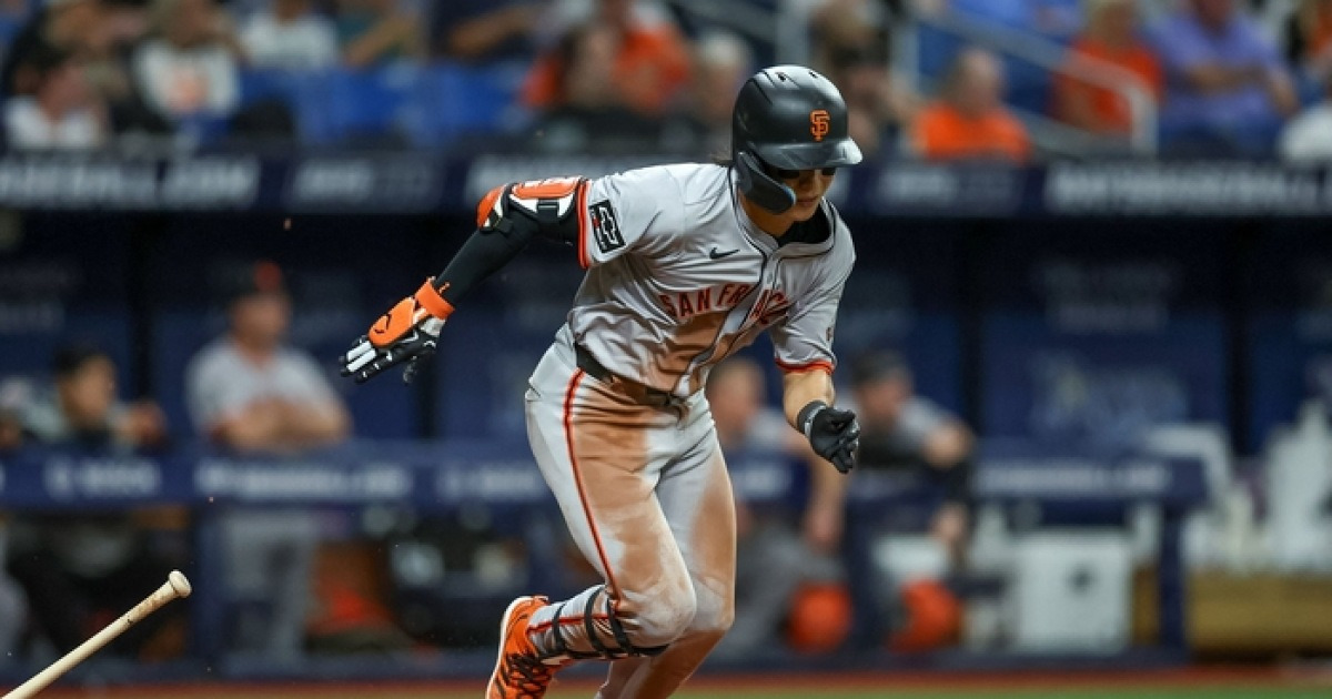 ‘163㎞ 총알 동점 적시타’ 이정후, 팀 유일 ‘2안타’에 볼넷→타율 0.262…SF도 4-3 역전승 (종합)