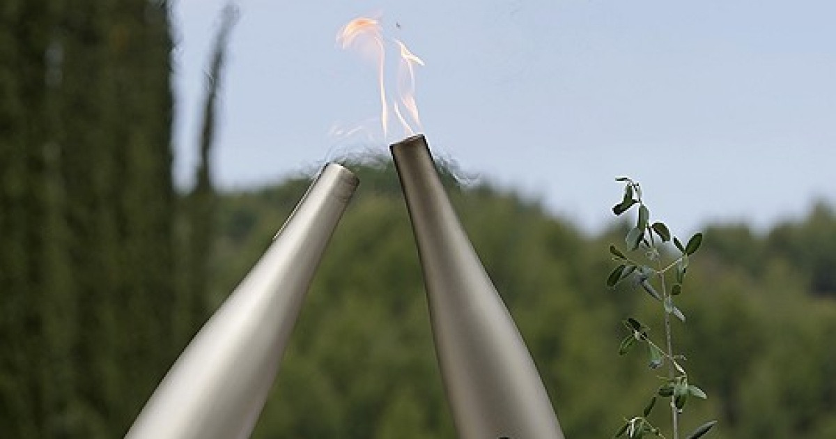 Greece Olympics Paris Flame Lighting