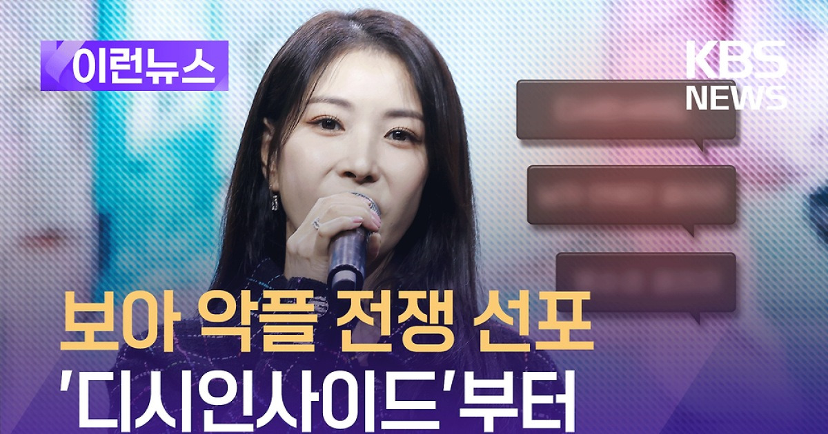 ‘악플’ 쏟아진 보아…SM, ‘디시인사이드’부터 고소 “선처 없다” [이런뉴스]