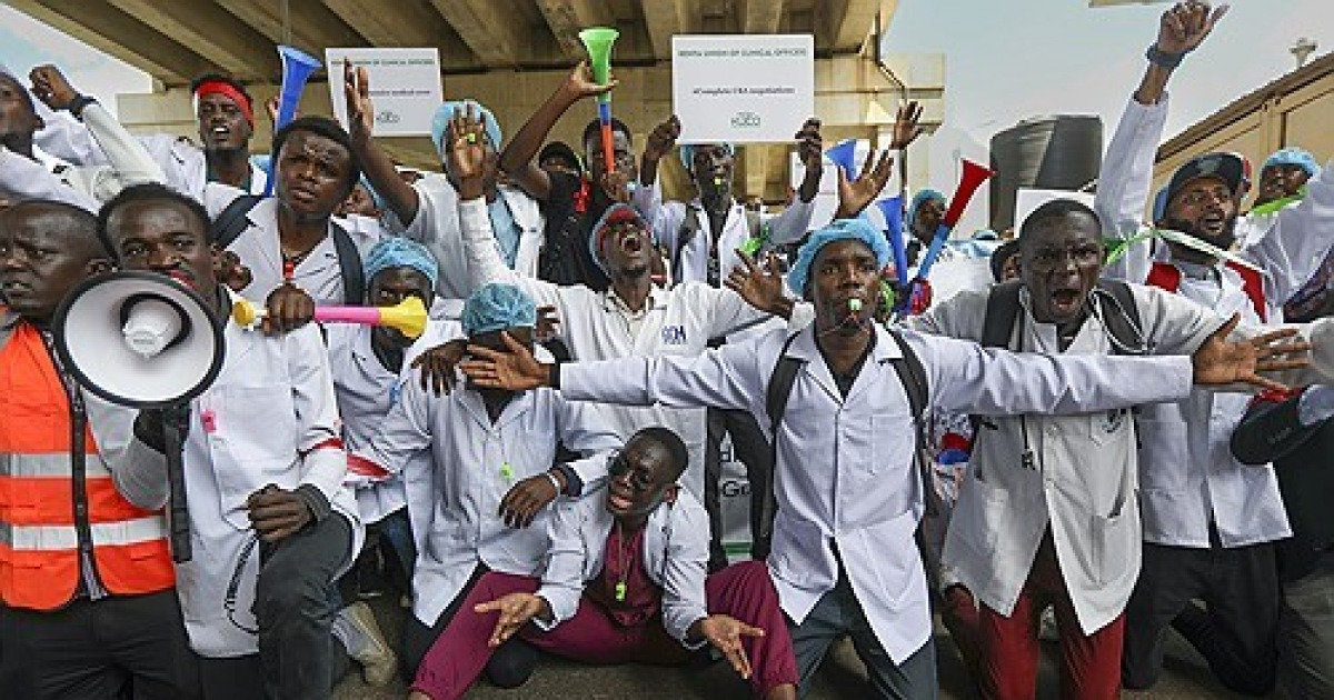 KENYA HEALTH WORKERS STRIKE