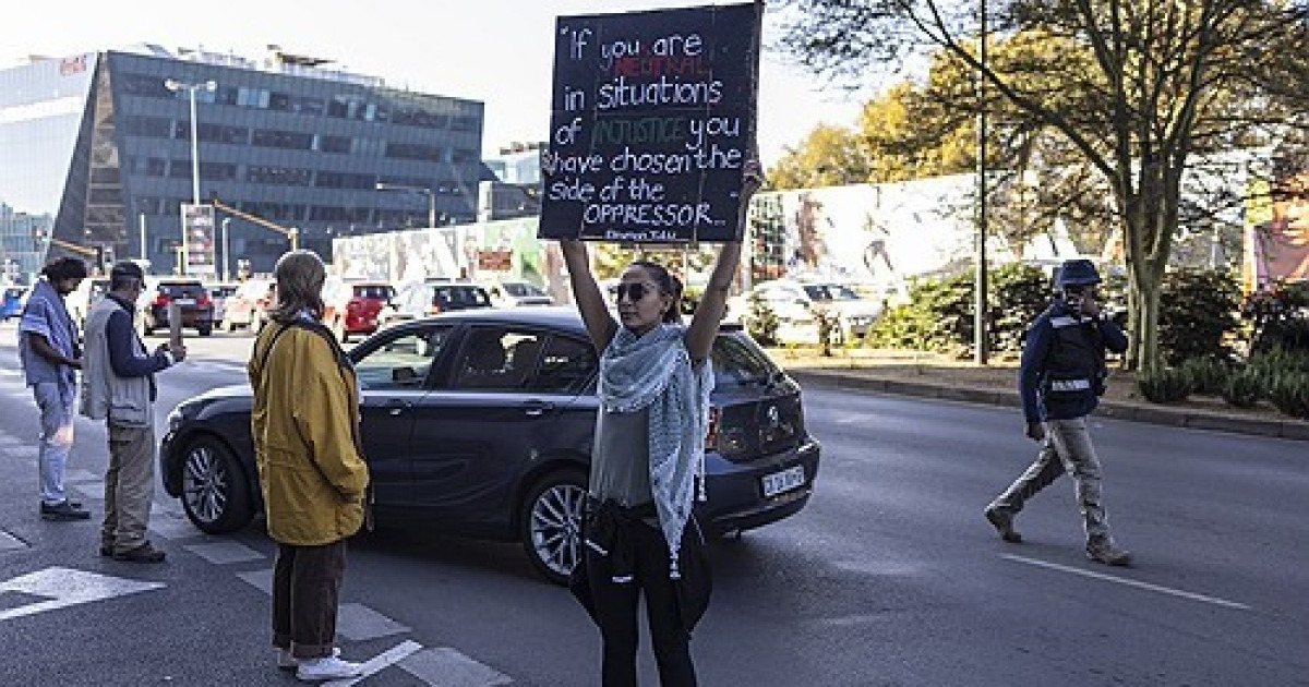 SOUTH AFRICA PROTEST