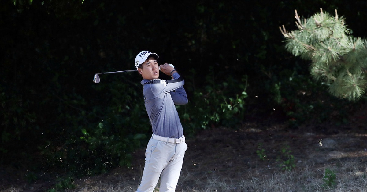 발달장애 골퍼 이승민, KPGA '톱10' 도전…파운더스컵 2R 공동 16위(종합)