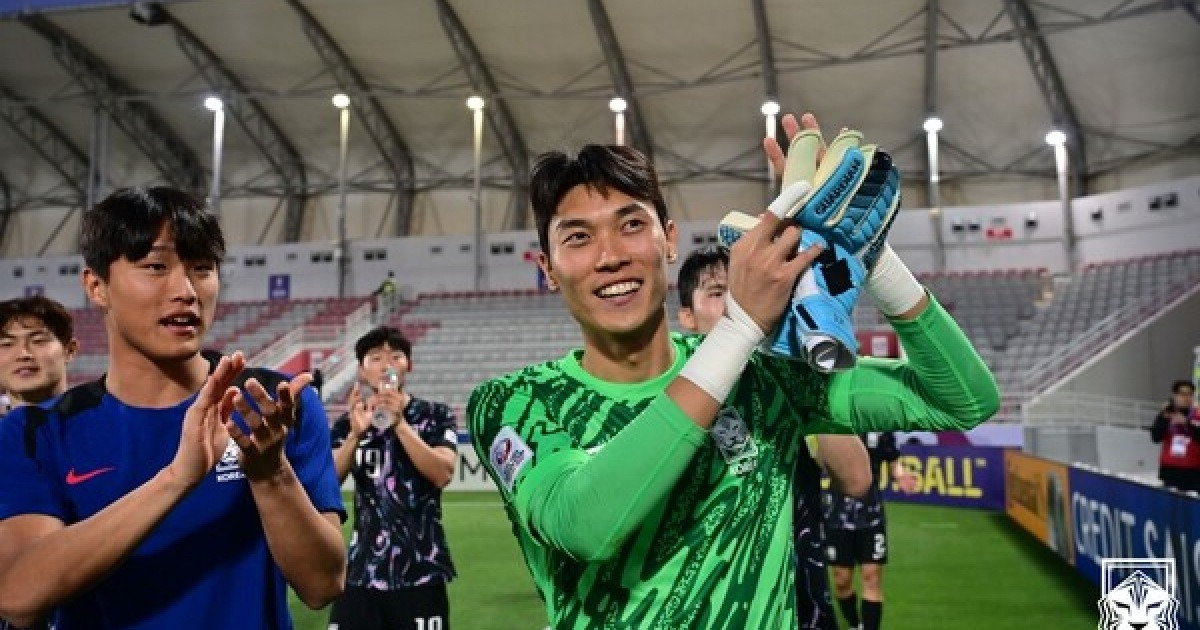 [U23 아시안컵] 황선홍호의 최후방에는 '수문장' GK 김정훈이 있다