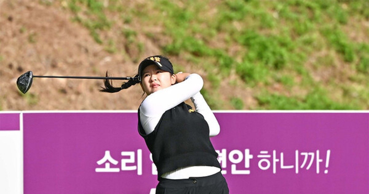 첫 우승 도전하는 한지원, 58도 웨지로 하루 이글 2개 기록 [KLPGA 넥센]