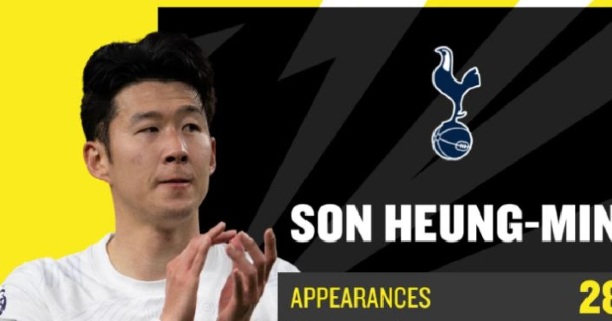 SON, 2024년 EPL 윙어 톱5…“다시 실력 보여줬다”