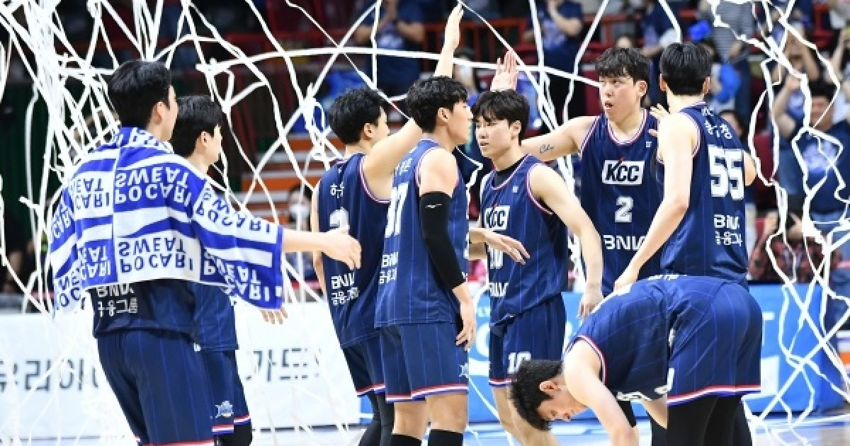 '5위의 반란' KCC, 1위 DB 또 잡고 챔프전 '눈앞'