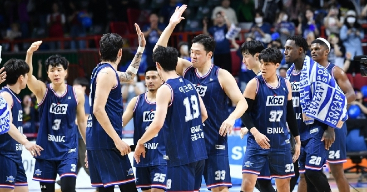 ‘DB산성’ 함락 눈앞에 둔 ‘슈퍼팀’ KCC, KBL 출범 후 첫 5위→챔프전 도전 [MK부산]