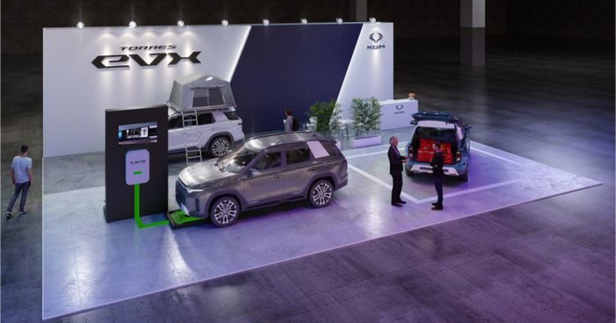 KG 모빌리티, 전기차 올림픽 'EVS 37'서 무선충전기술 시연