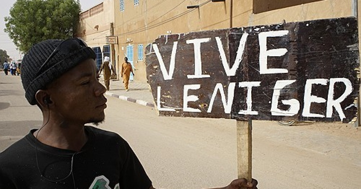 NIGER PROTEST USA MILITARY