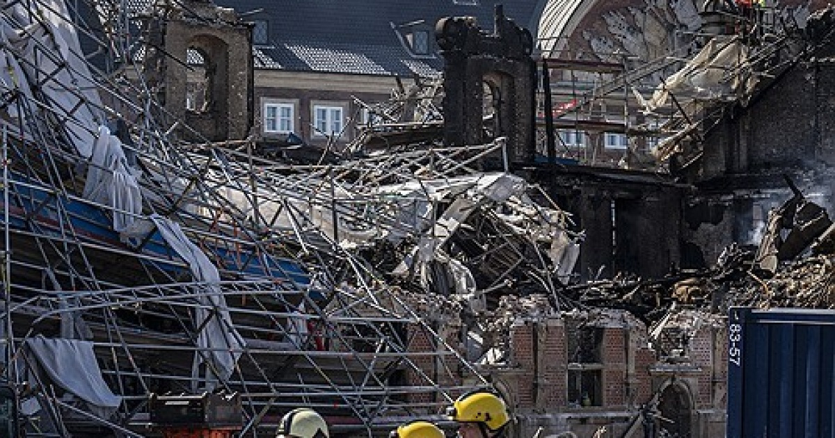 DENMARK STOCK EXCHANGE FIRE