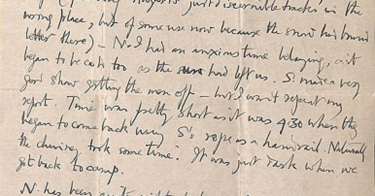 Britain Everest Mallory Letters