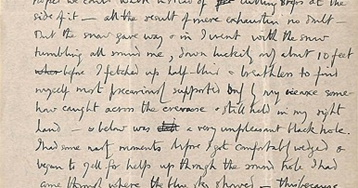 Britain Everest Mallory Letters