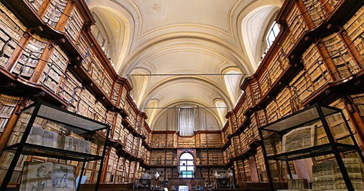 ITALY-ROME-LIBRARY-BIBLIOTECA ANGELICA