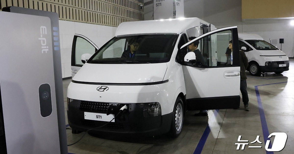 현대자동차 ST1 카고 1회 충전으로 317km 운행