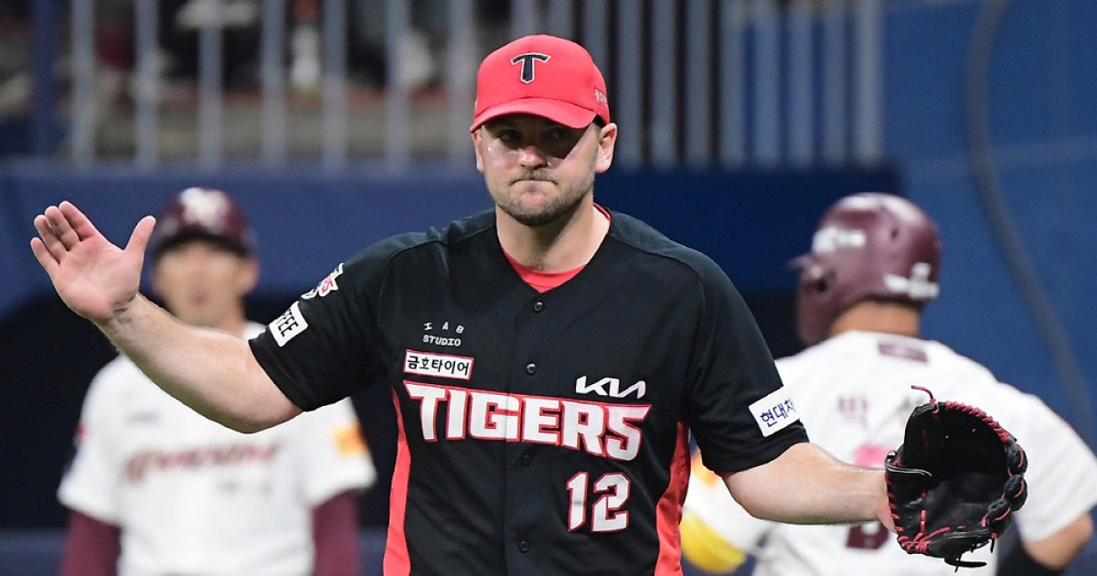 KBO 데뷔 후 최다 피안타, 104구 7K로 무실점 쾌투! 이게 KIA가 찾던 외인 에이스다[고척 리포트]