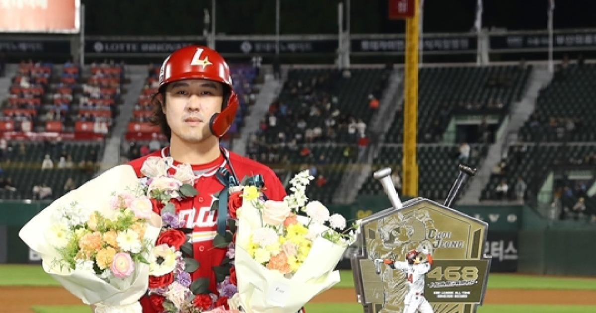 이승엽 넘었다… '468호포 폭발' 최정, KBO리그 역대 개인 최다홈런 신기록