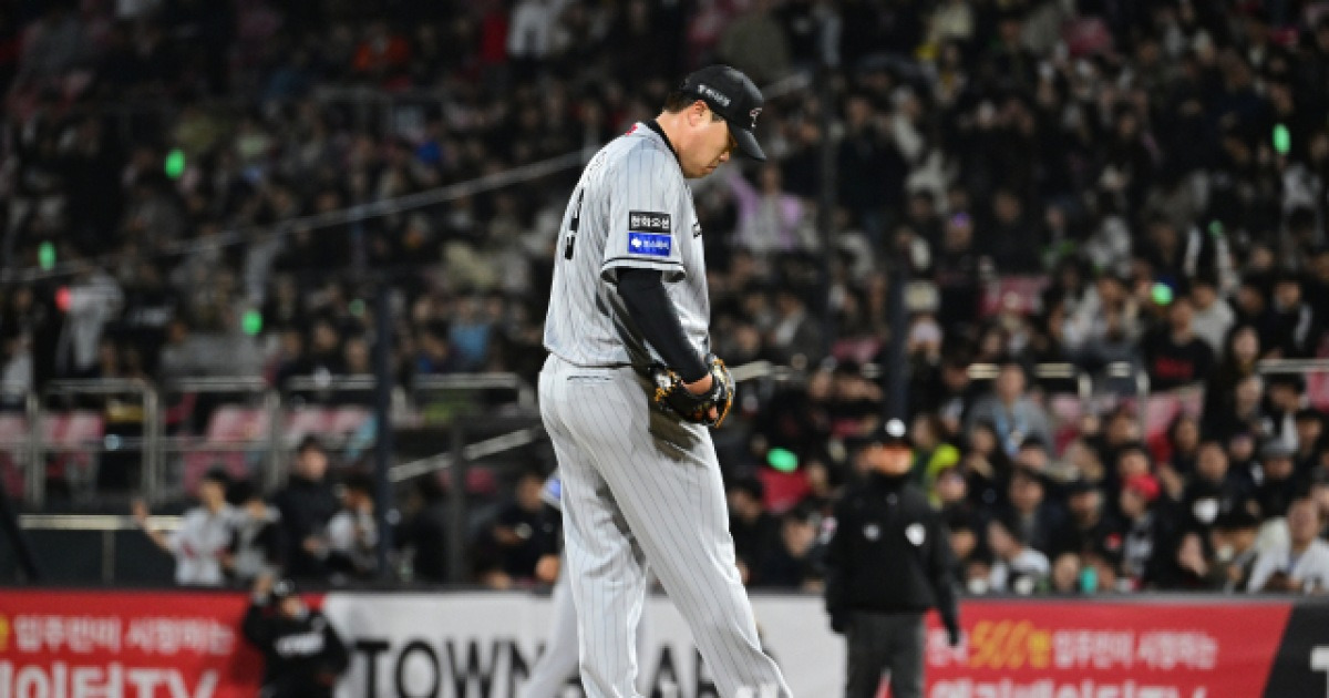 [MD포토] 류현진 'KBO리그 쉽지 않네'