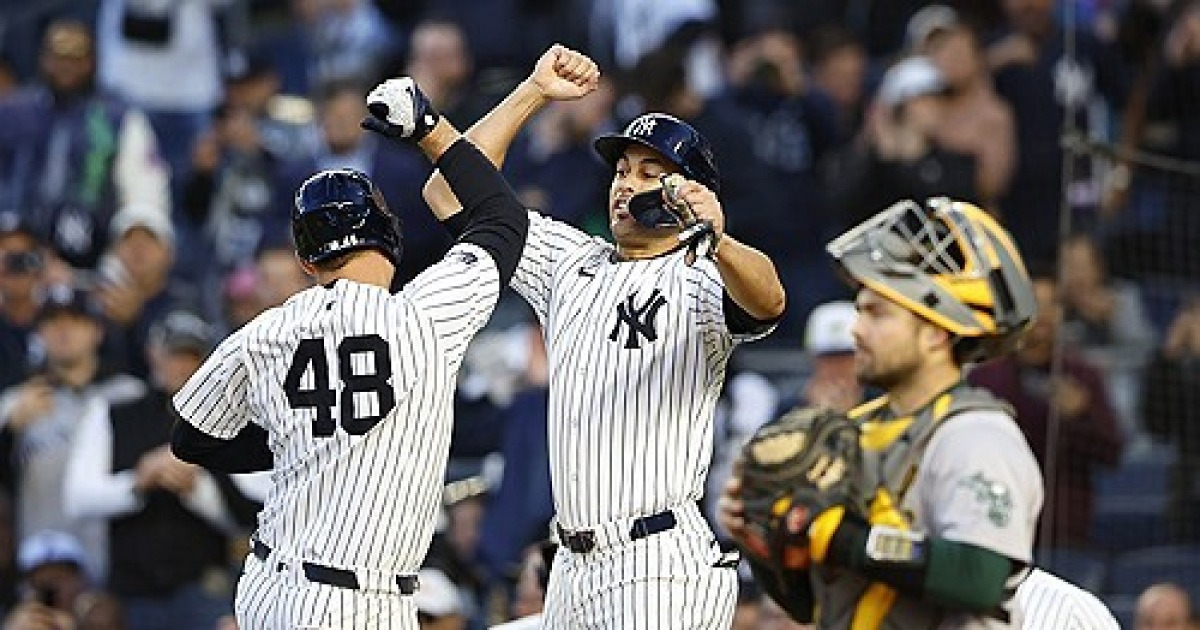 Athletics Yankees Baseball