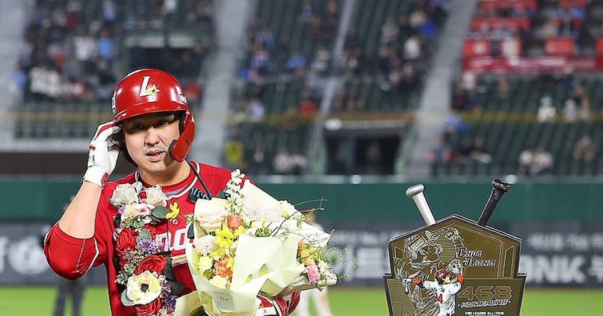 '468호' KBO 홈런 역사 쓴 최정