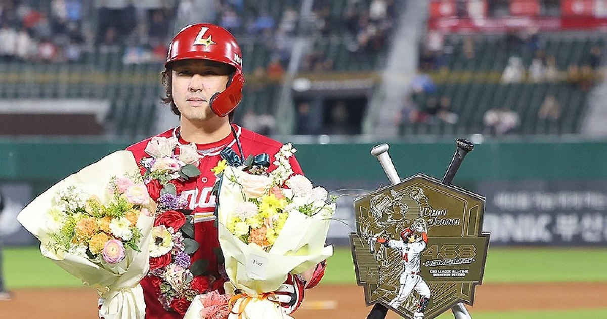 '468호' KBO 홈런 역사 쓴 최정