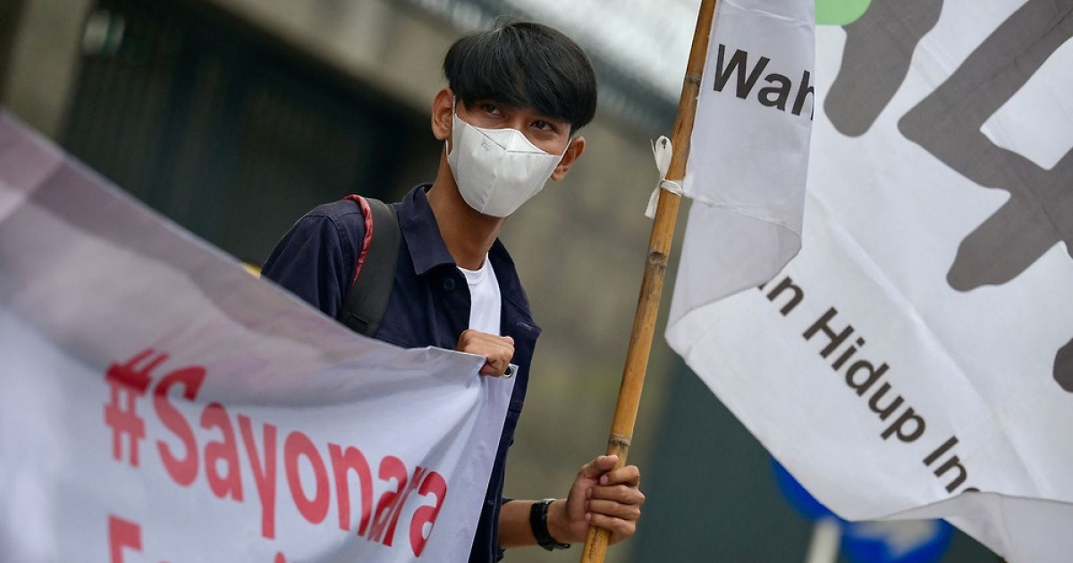 [포토]환경운동가들의 외침…일본 나빠요