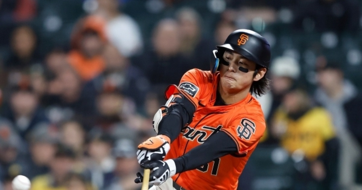 2G 무안타 깼다! 이정후, 1안타 1볼넷 '멀티출루'…'베일리 끝내기 스리런포' SF, PIT 상대 기선제압