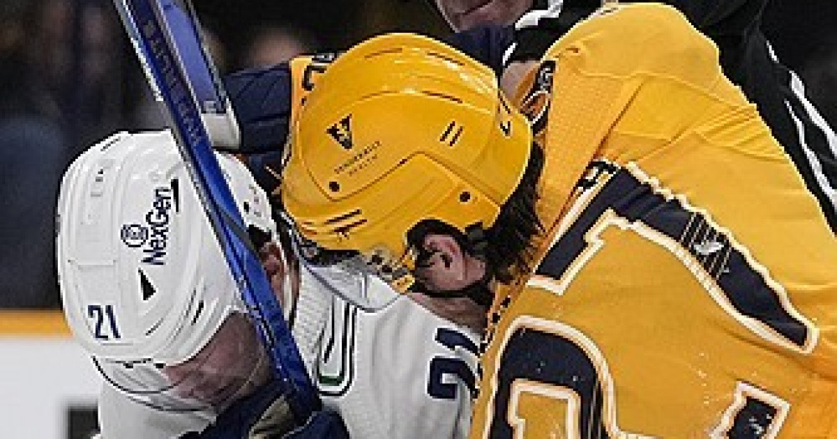 Canucks Predators Hockey