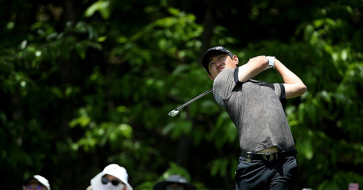 KPGA 투어 우리금융 챔피언십 3라운드 출전한 장동규