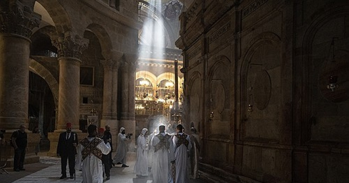 APTOPIX Israel Palestinians Orthodox Palm Sunday