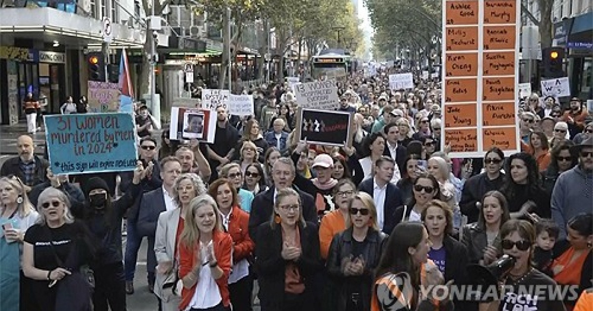 Australia Domestic Violence Protests